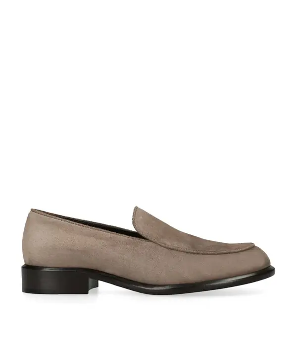 Khaite Suede Miles Loafers
