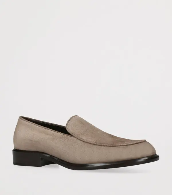 Khaite Suede Miles Loafers
