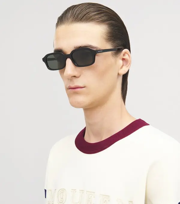 Alexander McQueen Rectangular Full Rim Sunglasses