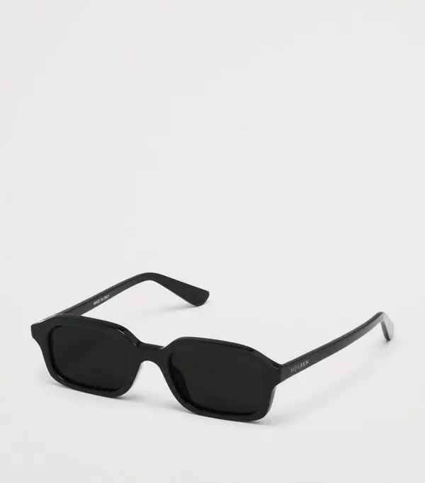 Alexander McQueen Rectangular Full Rim Sunglasses