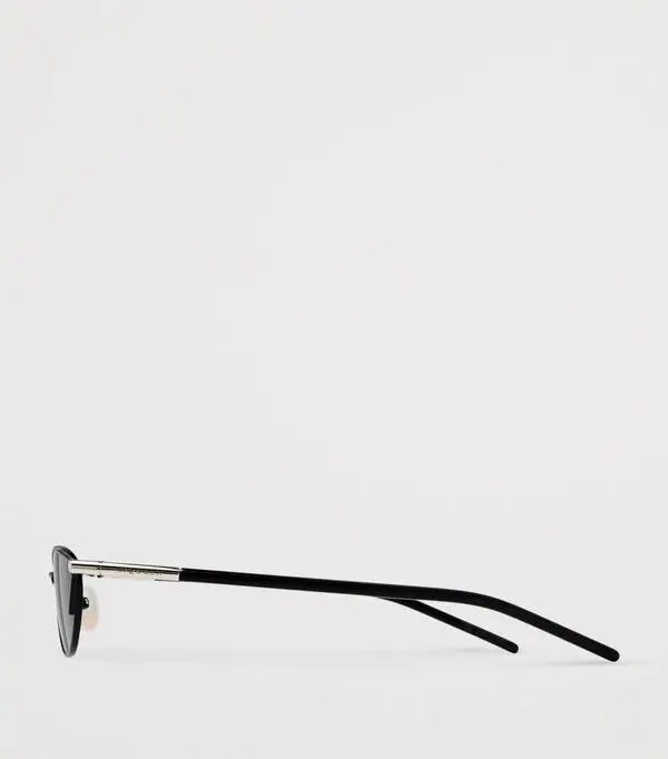 Alexander McQueen Oval Sunglasses - Black