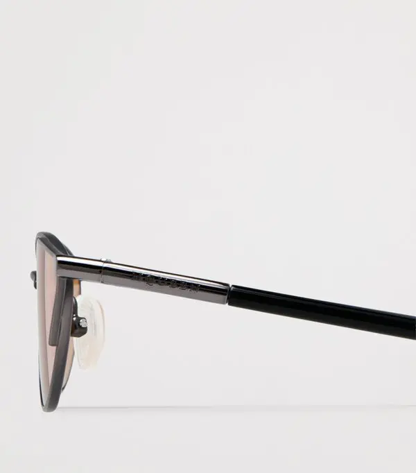 Alexander McQueen Brass Cat Eye Sunglasses