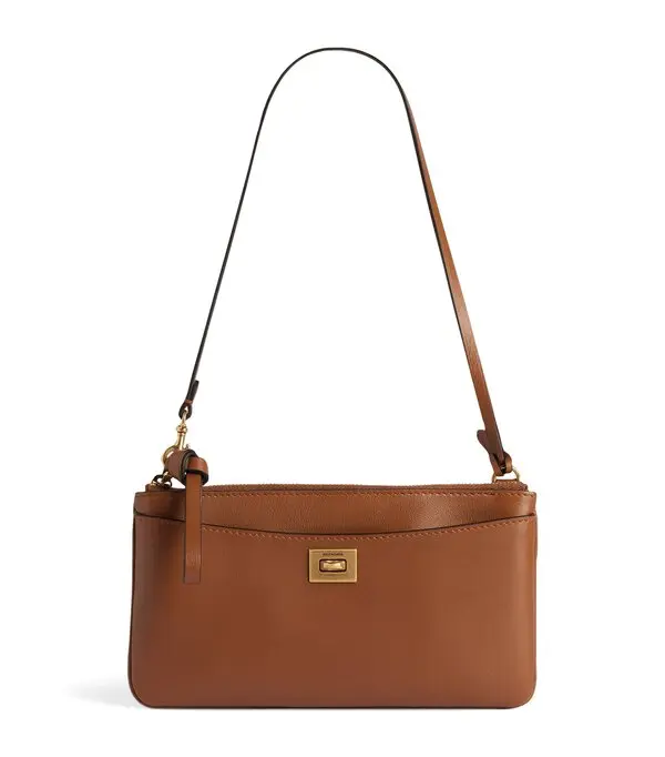 Balenciaga Calfskin Rodeo Pouch - Brown