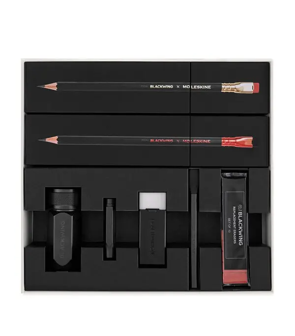 MOLESKINE X Blackwing Graphite Lover Pencil Set - Black