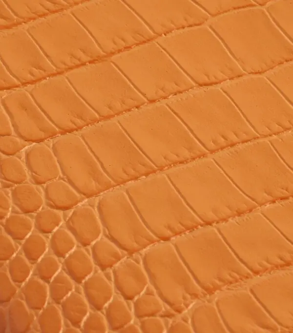 Smythson Mara Leather Chelsea Notebook - Orange