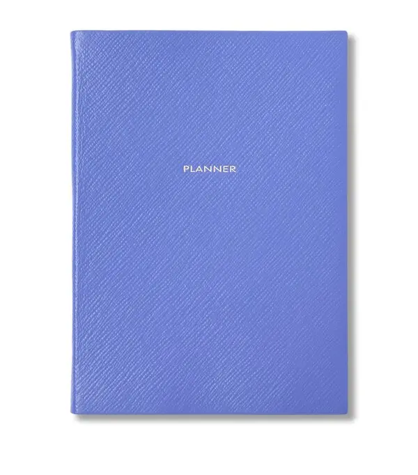 Smythson Leather Soho Planner - Purple