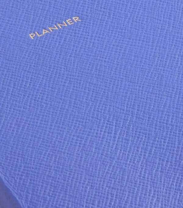 Smythson Leather Soho Planner - Purple