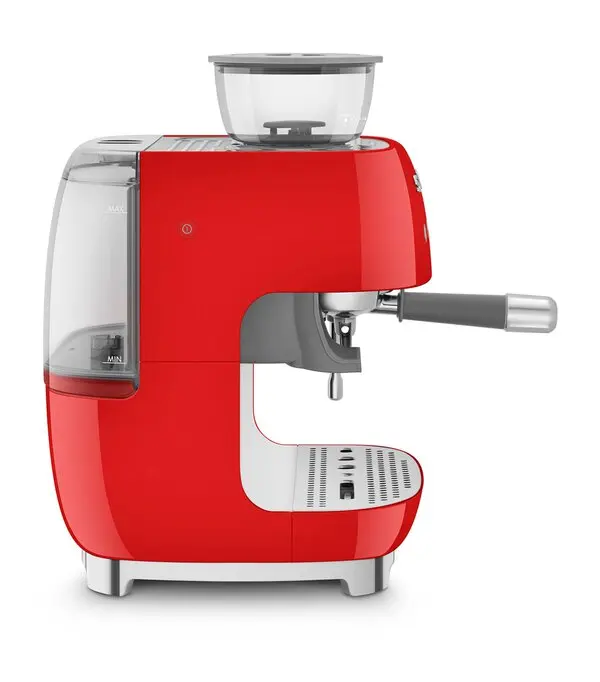 SMEG Egf03rduk Espresso Coffee Machine With Grinder