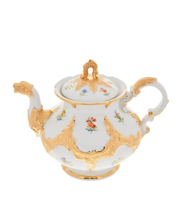 MEISSEN B-form Teapot - Gold