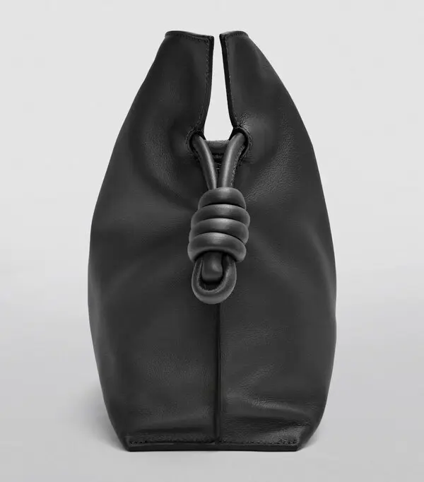 Loewe Leather Flamenco Clutch - Black