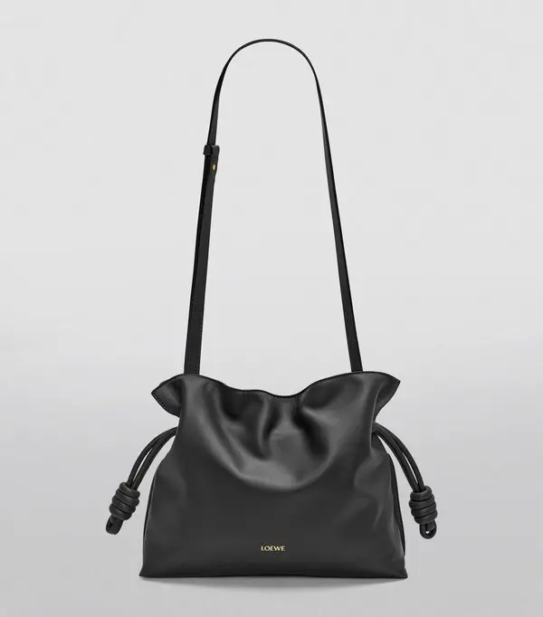 Loewe Leather Flamenco Clutch - Black
