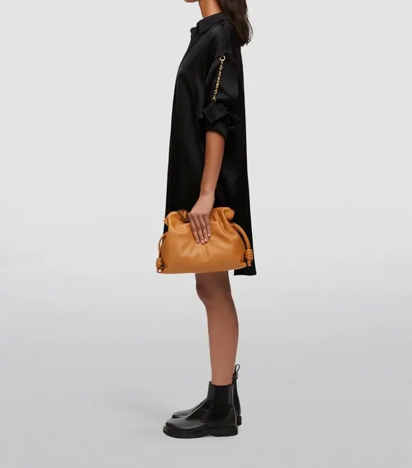 Loewe Leather Flamenco Clutch