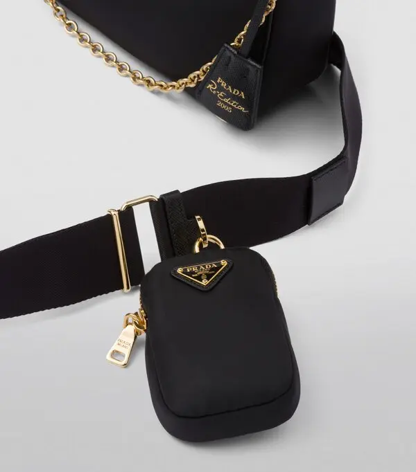 Prada Re-nylon Re-edition 2005 Shoulder Bag - Black