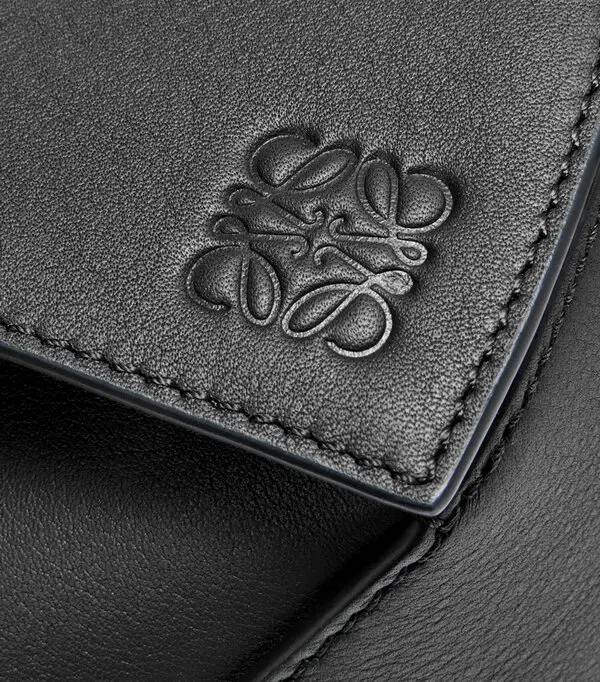 Loewe Leather Puzzle Belt Bag - Black