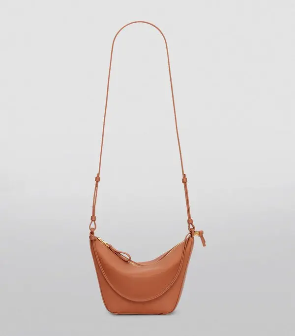 Loewe Mini Leather Hammock Shoulder Bag