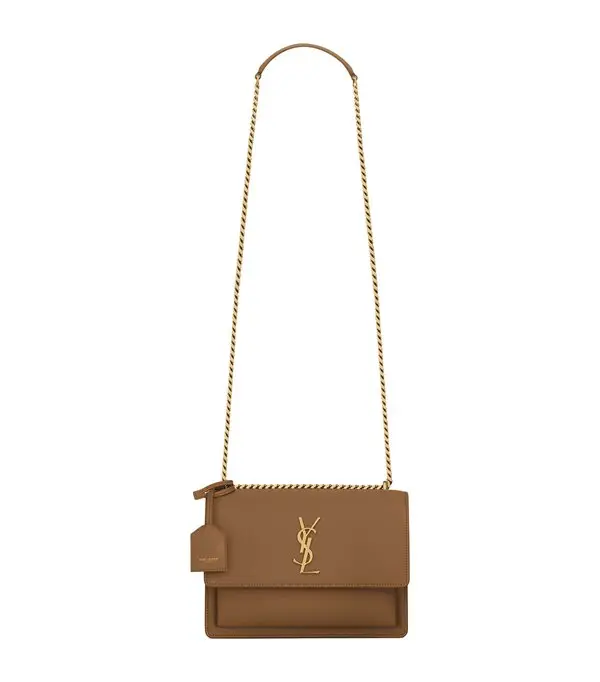 Saint Laurent Sunset Shoulder Bag - Brown