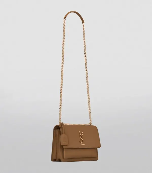 Saint Laurent Sunset Shoulder Bag - Brown