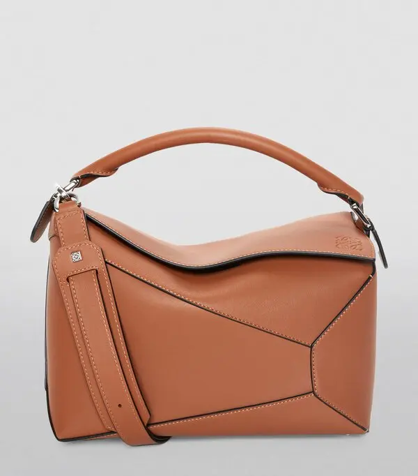 Loewe Leather Puzzle Edge Top-handle Bag - Brown