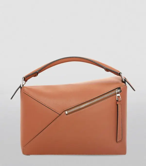 Loewe Leather Puzzle Edge Top-handle Bag - Brown
