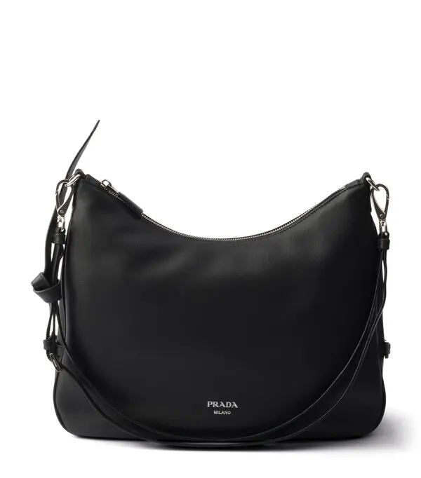 Prada Large Leather Shoulder Bag