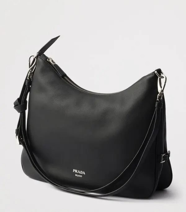 Prada Large Leather Shoulder Bag