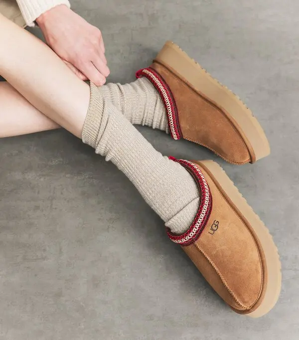 UGG Suede Tazz Ii Slippers - Beige