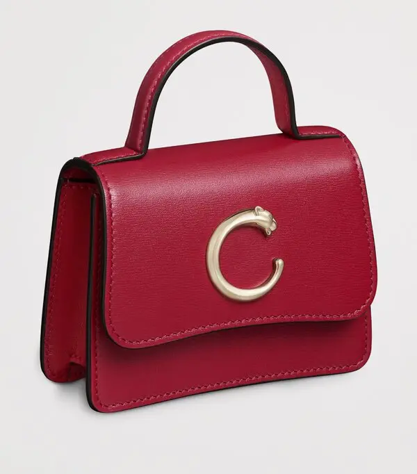 Cartier Panthère De Top-handle Bag - Red