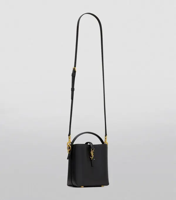 Saint Laurent Mini Le 37 Bucket Bag - Black