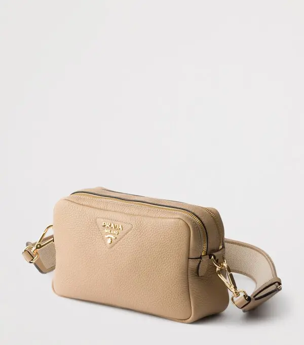 Prada Leather Cross-body Bag - Neutral