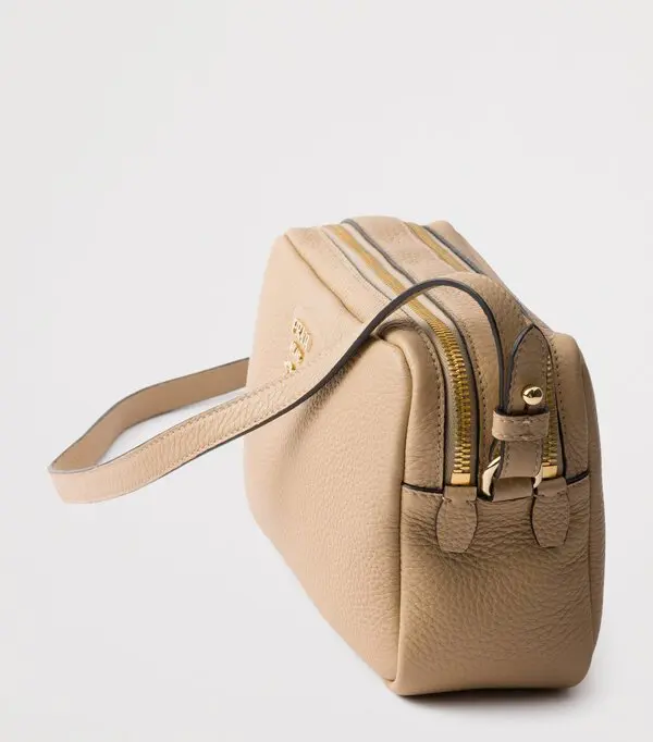 Prada Leather Cross-body Bag - Neutral