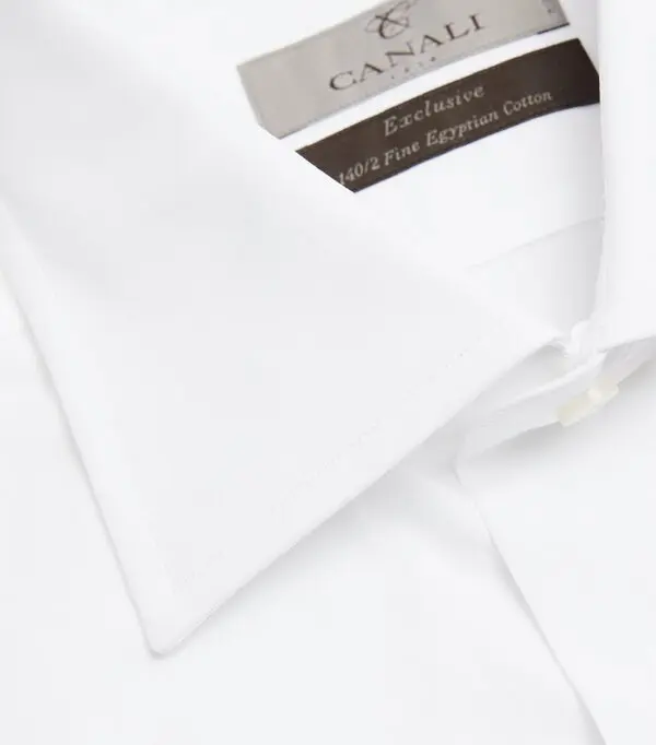 Canali Egyptian Cotton Slim-fit Shirt - White