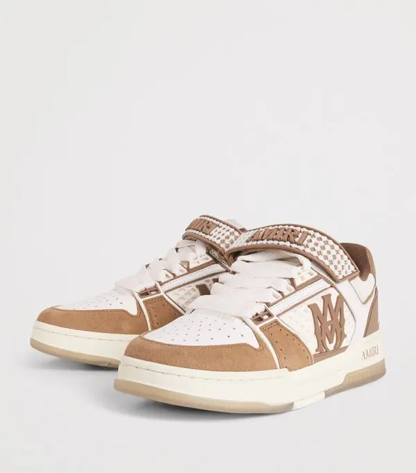 Amiri Ma Skyline Leather Sneakers - Brown