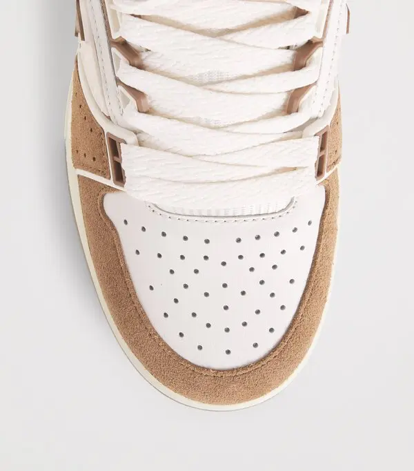 Amiri Ma Skyline Leather Sneakers - Brown
