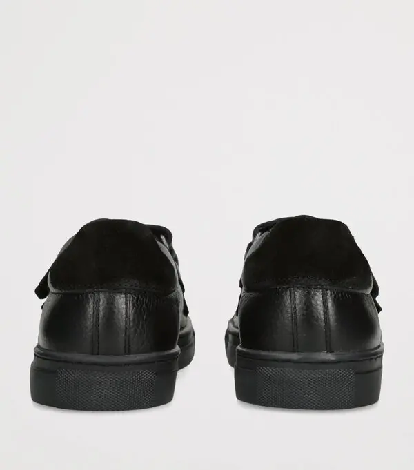 PAPOUELLI Leather Atlas Sneakers - Black