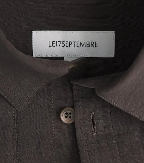 LE17SEPTEMBRE Panelled Oversized Shirt