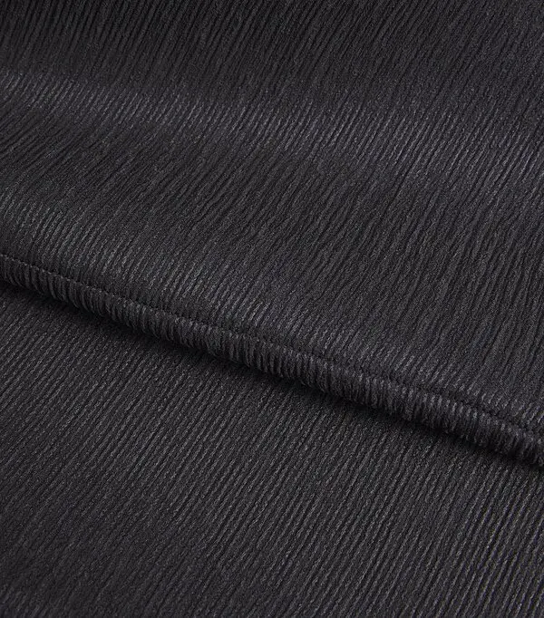 Eskandar Silk Plissé Flared Trousers