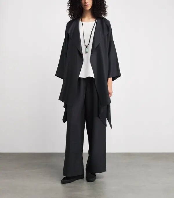 Eskandar Silk Plissé Jacket