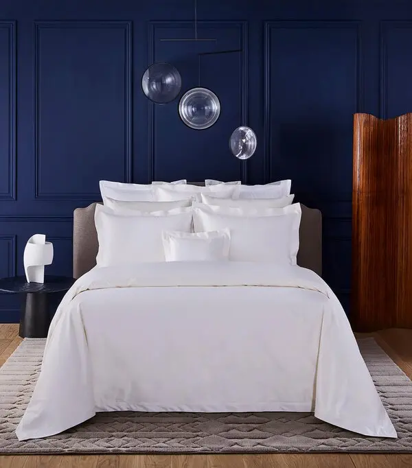 YVES DELORME COUTURE Prodige King Fitted Sheet - White