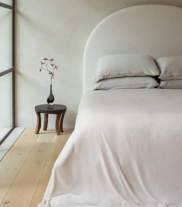 SHELEP Merino Jersey Super King Fitted Sheet - Neutral