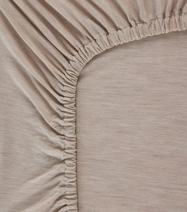 SHELEP Merino Jersey Super King Fitted Sheet