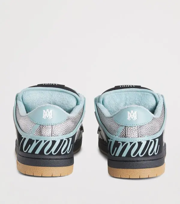 Amiri Skel Top Low Sneakers - Black