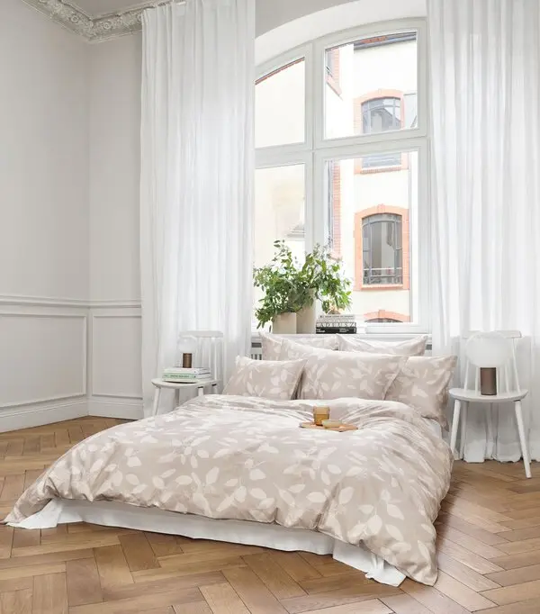 SCHLOSSBERG Omeo-organic King Duvet Cover - Beige