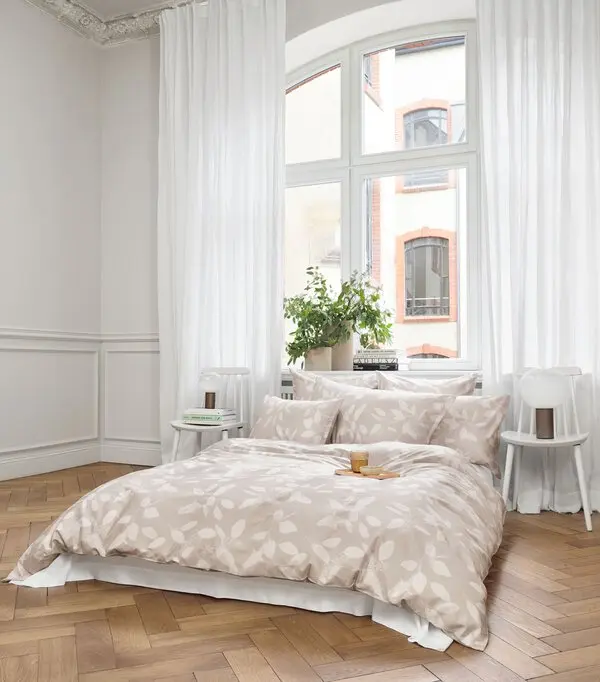 SCHLOSSBERG Omeo-organic Super King Duvet Cover - Beige