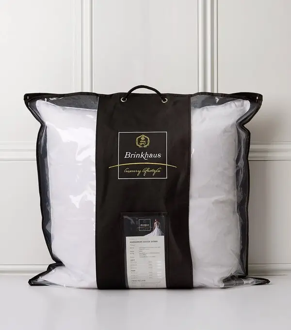 BRINKHAUS Hungarian Goose Down Firm Pillow - White