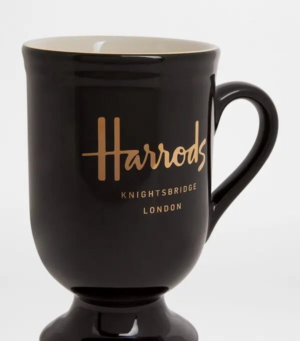Harrods Pedestal Mug - Black