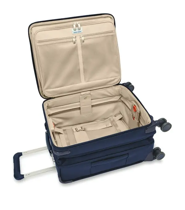 Briggs & Riley Baseline Global Carry-on Expandable Spinner Suitcase - Navy