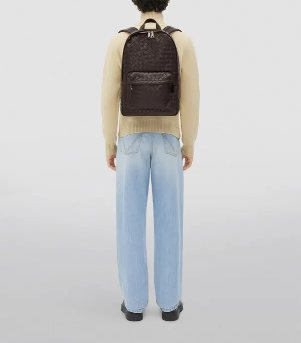 Bottega Veneta Calfskin Intrecciato Backpack