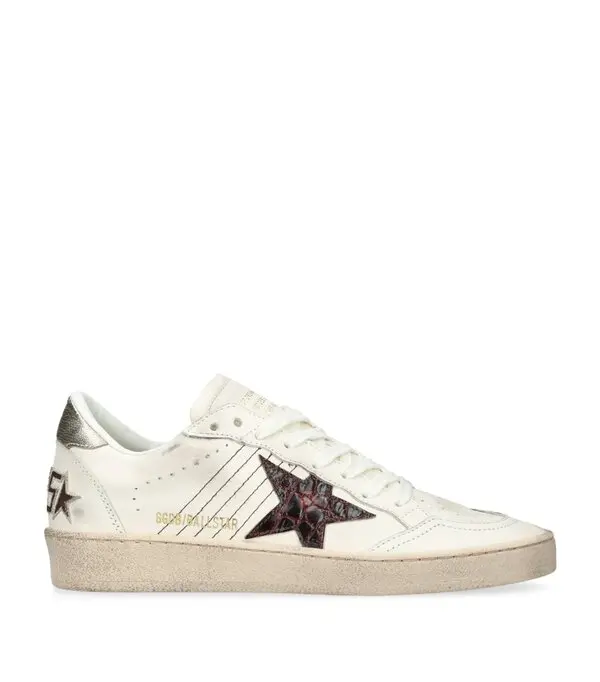 GOLDEN GOOSE Leather Ball Star Sneakers