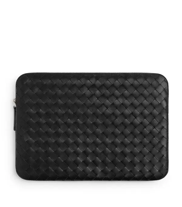 Bottega Veneta Leather Intrecciato Document Case