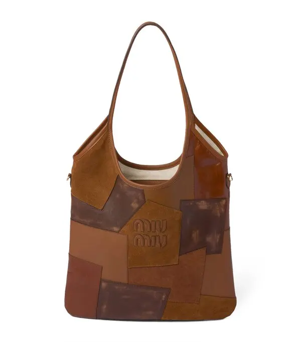 Miu Miu Ivy Patchwork Tote Bag
